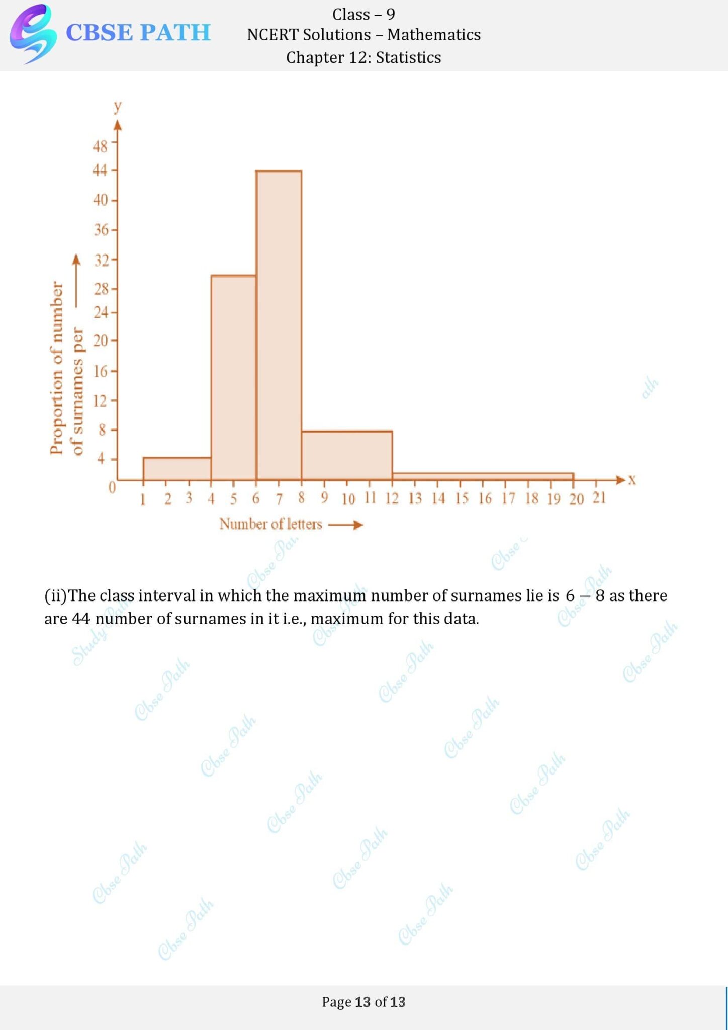 NCERT Solutions for Class 9 Maths Chapter 12 Statistics (2024-25 ...